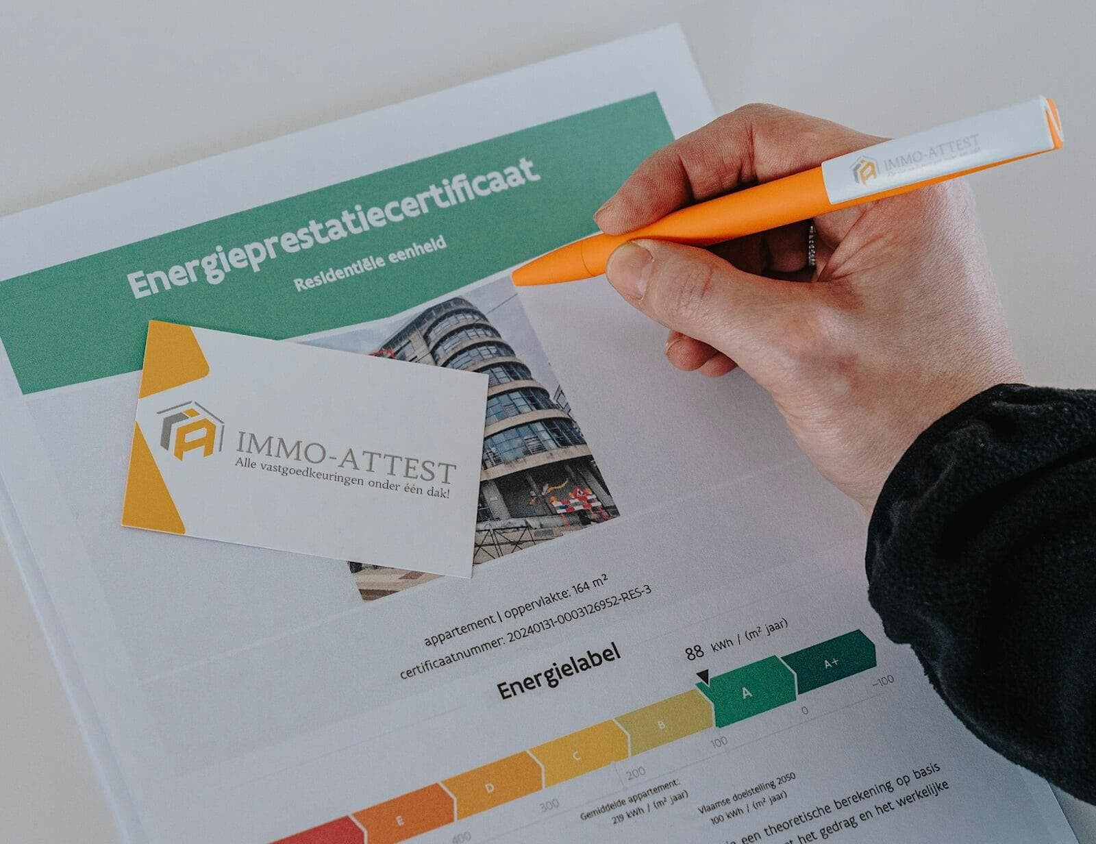 Procedure EPC gemeenschappelijke delen | Immo-attest